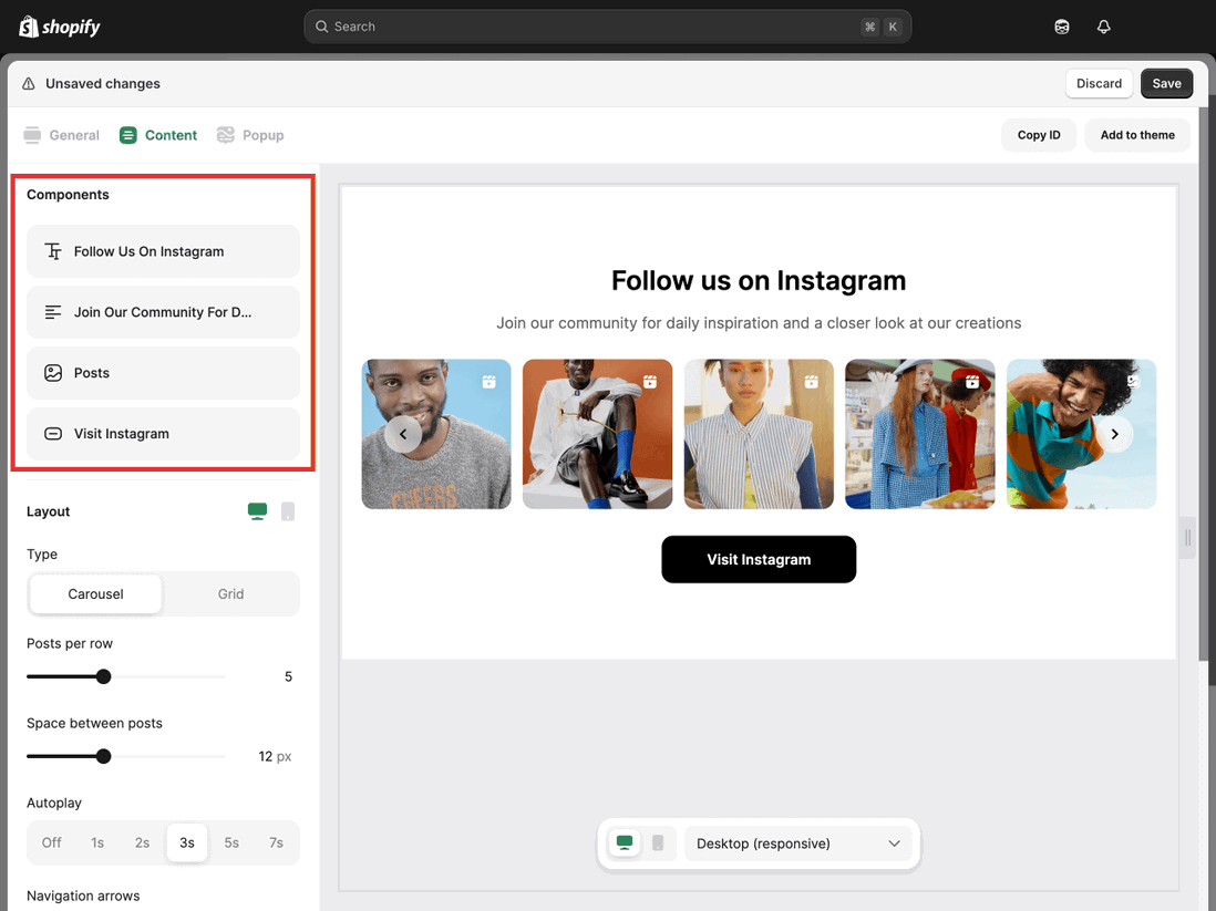 How To Add Instagram Feed To Shopify for Free (Plus Examples)
