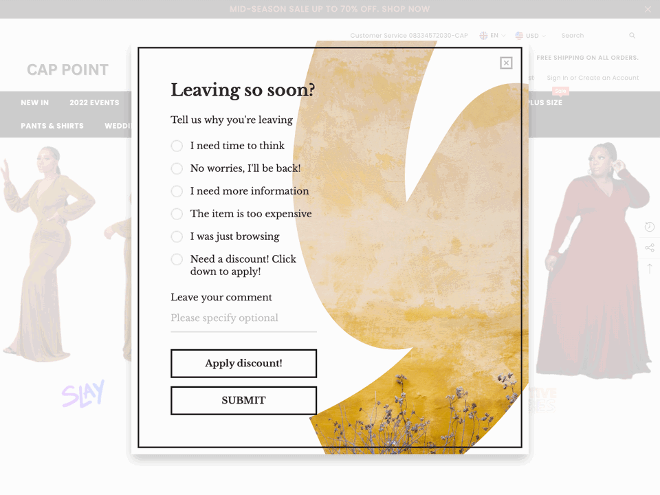 3 Examples of Abandoned Cart Discounts to Try in Your Store