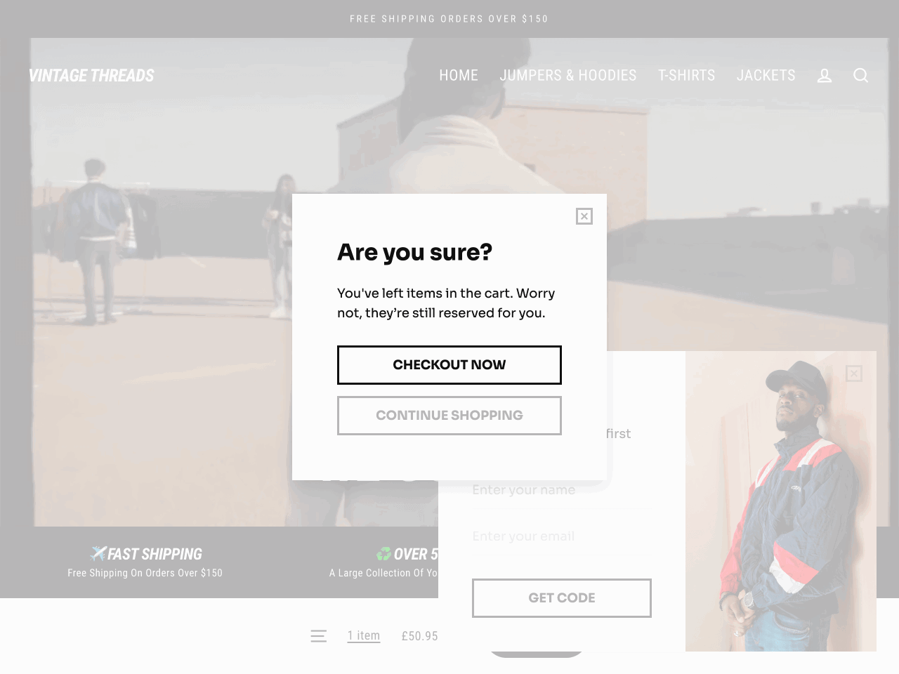 Top 10 Exit-Intent Popup Examples for Ecommerce [with Templates]