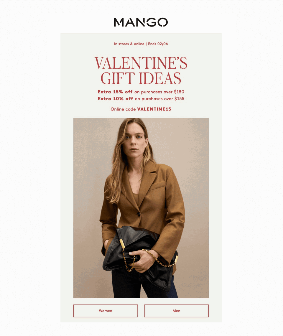 20+ Valentine’s Email Campaign Examples That Will Inspire You