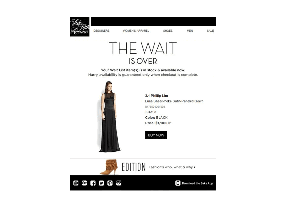 12 Examples of Back-in-Stock Emails, and How to Write Your Own