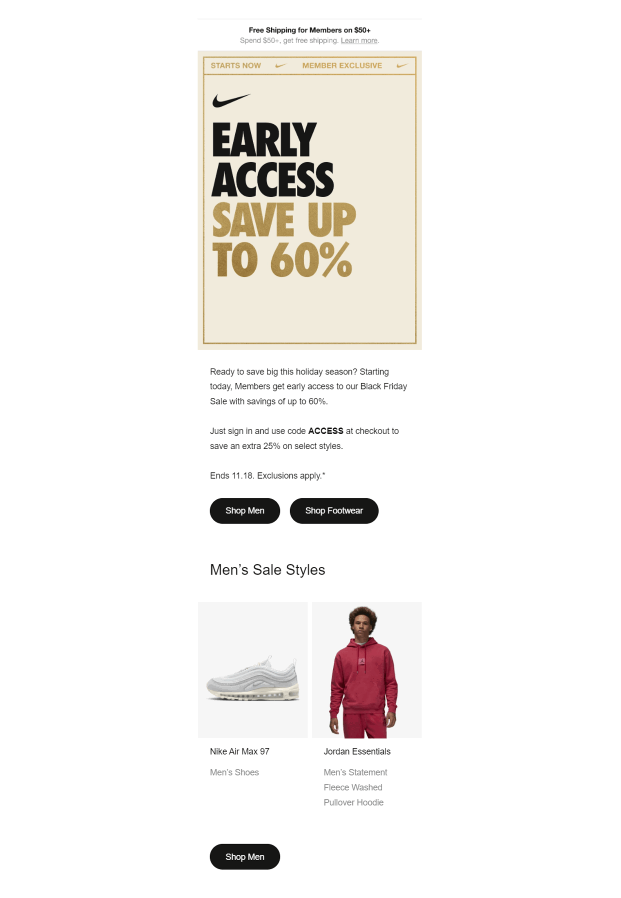 15+ Black Friday Email Templates and Examples for 2025