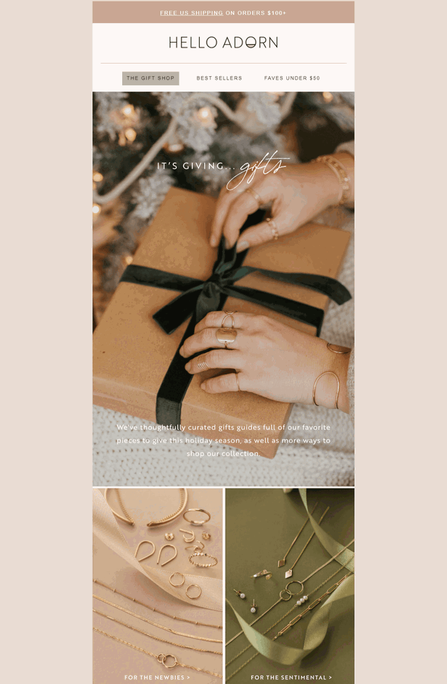 22 Gift Guide Email Examples for 2026 (+ Free Templates)