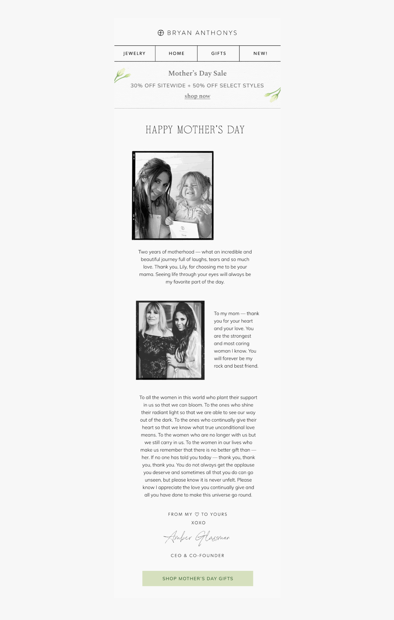 7 Brilliant Email Ideas for Your Mother’s Day Jewelry Campaign