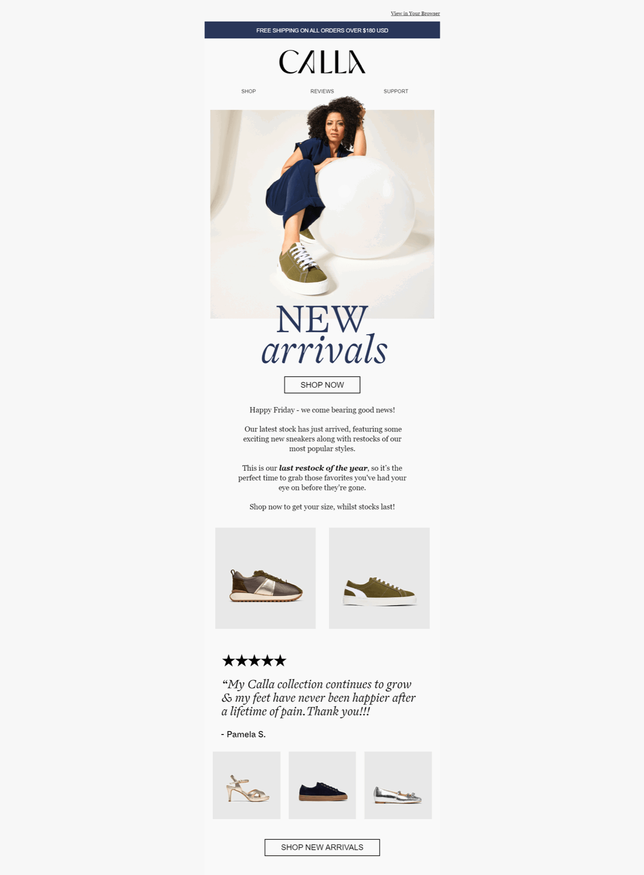 12 New Arrivals Email Examples You Can Replicate (+ Templates)