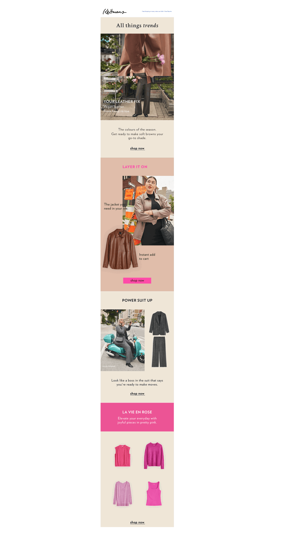 13 Stunning Promo Newsletter Examples for Fashion Brands