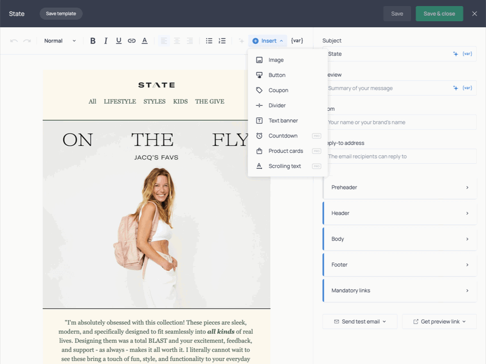 Getsitecontrol Updates Email Editor, Adds New Email Template Gallery and AI