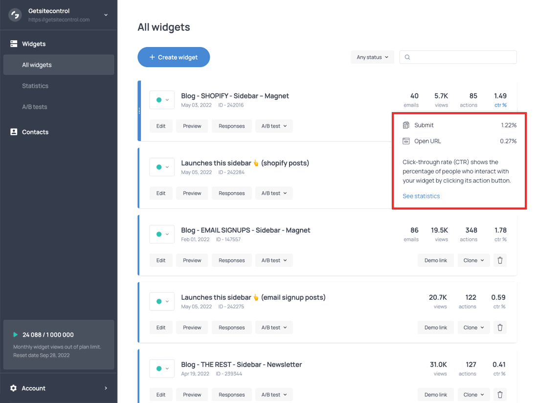 Getsitecontrol Gets Admin Panel Facelift And New Navigation