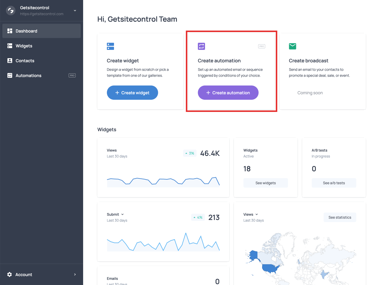 Getsitecontrol Sets a Course Toward Email Marketing, Rolls Out Automation
