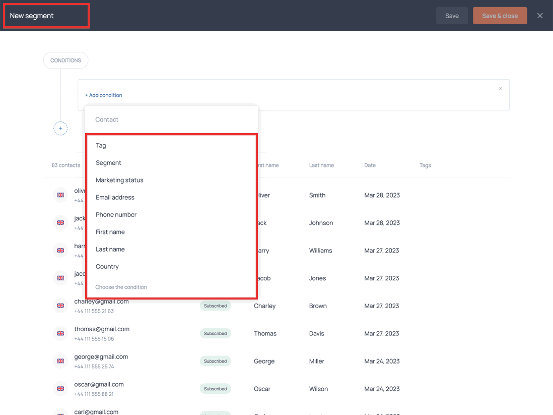 Introduction to the Contact Segmentation Tools in Getsitecontrol