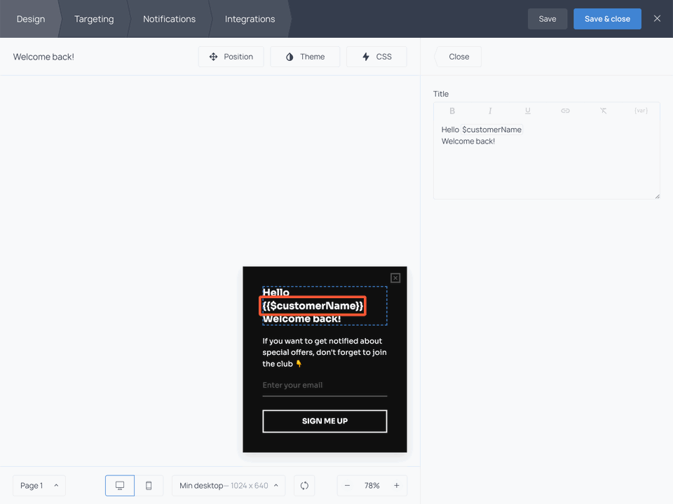 How To Use Dynamic Text On Website Popups — Getsitecontrol