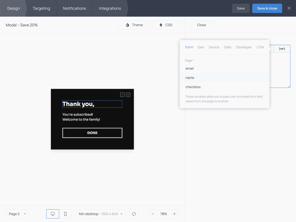 How to Use Dynamic Text on Website Popups — Getsitecontrol
