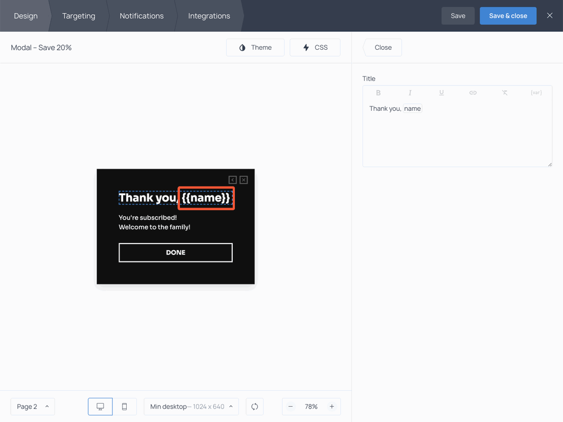 How To Use Dynamic Text On Website Popups — Getsitecontrol