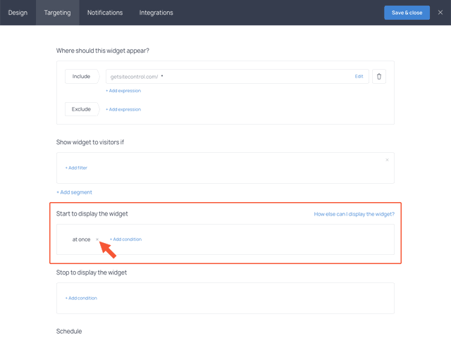 How To Use Getsitecontrol Widget Api Getsitecontrol