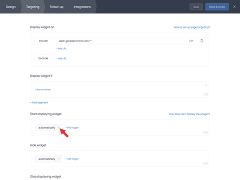 How to use Getsitecontrol widget API | Getsitecontrol