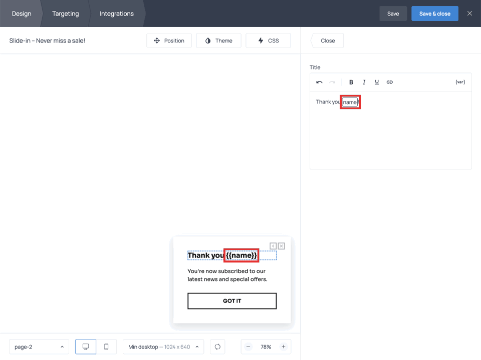 How To Use Getsitecontrols Dynamic Text Replacement Feature