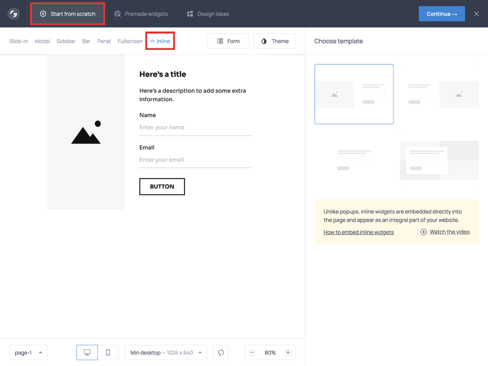 How To Embed Widgets Into The Webpage Getsitecontrol
