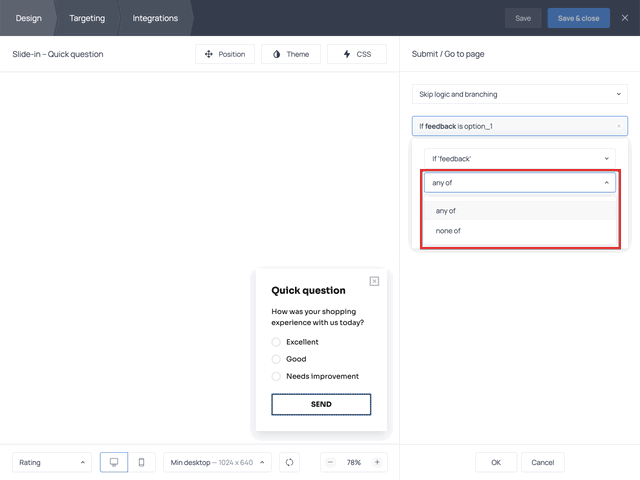How to Use Skip Logic and Branching in Getsitecontrol