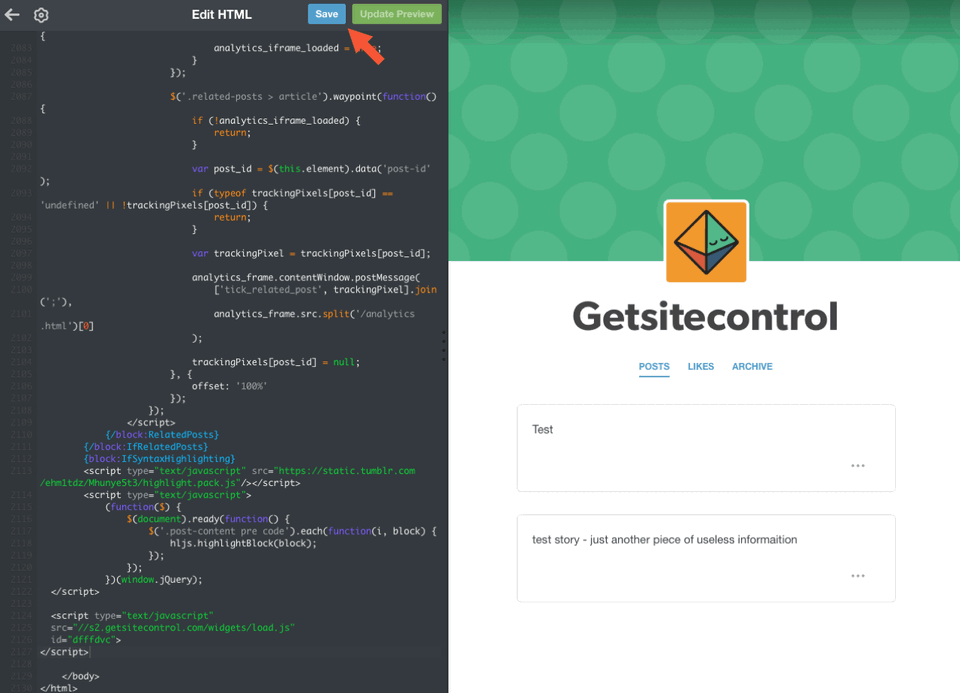 How To Install Widgets On Tumblr Getsitecontrol
