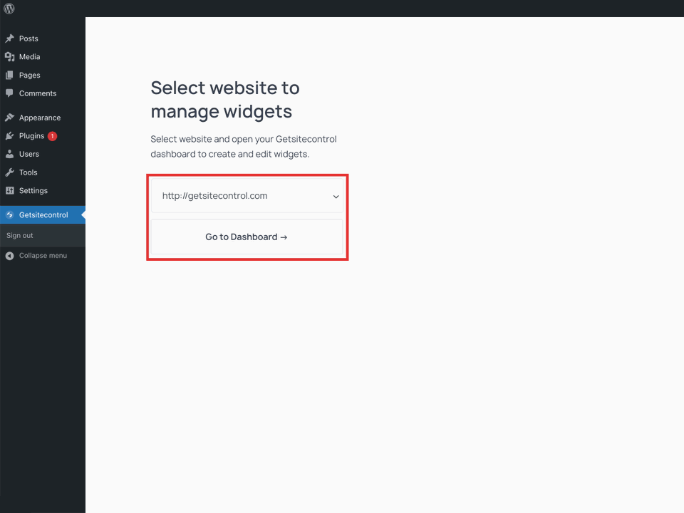 How To Install Getsitecontrol On Wordpress Getsitecontrol