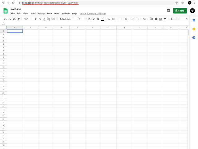 How to integrate widgets with Google Sheets | Getsitecontrol