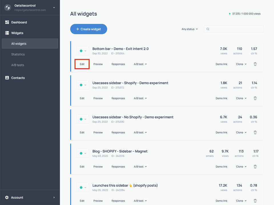 How To Set Up Targeting For Widgets Getsitecontrol