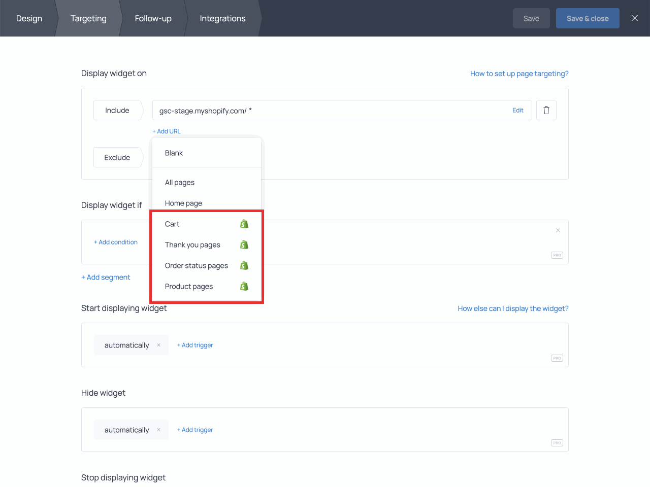 How To Set Up Targeting For Widgets Getsitecontrol