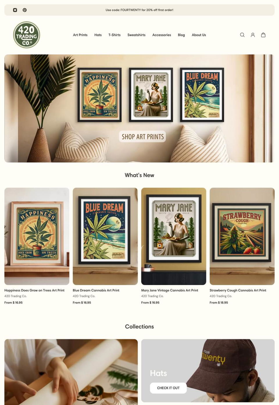 7 Successful Shopify Art Store Examples to Inspire Your Own