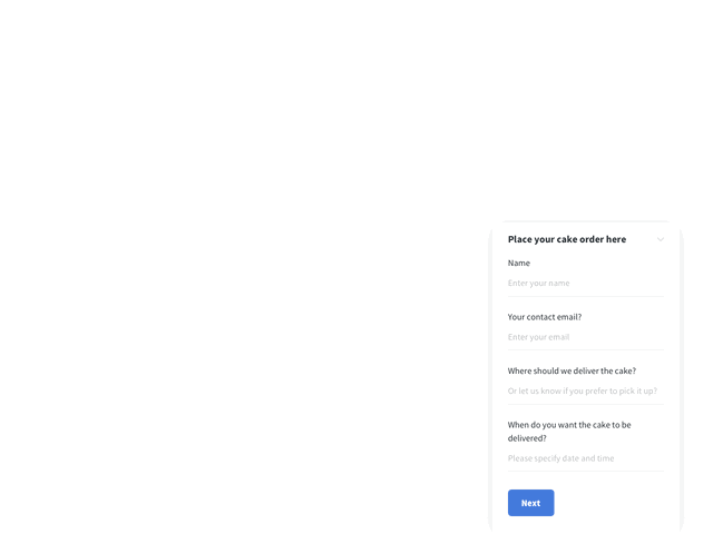 Add a Custom Online Order Form to Your Website