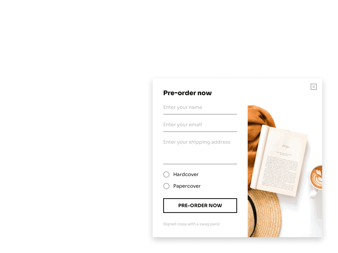How to Create a Pre-Order Form for Your Website + Template