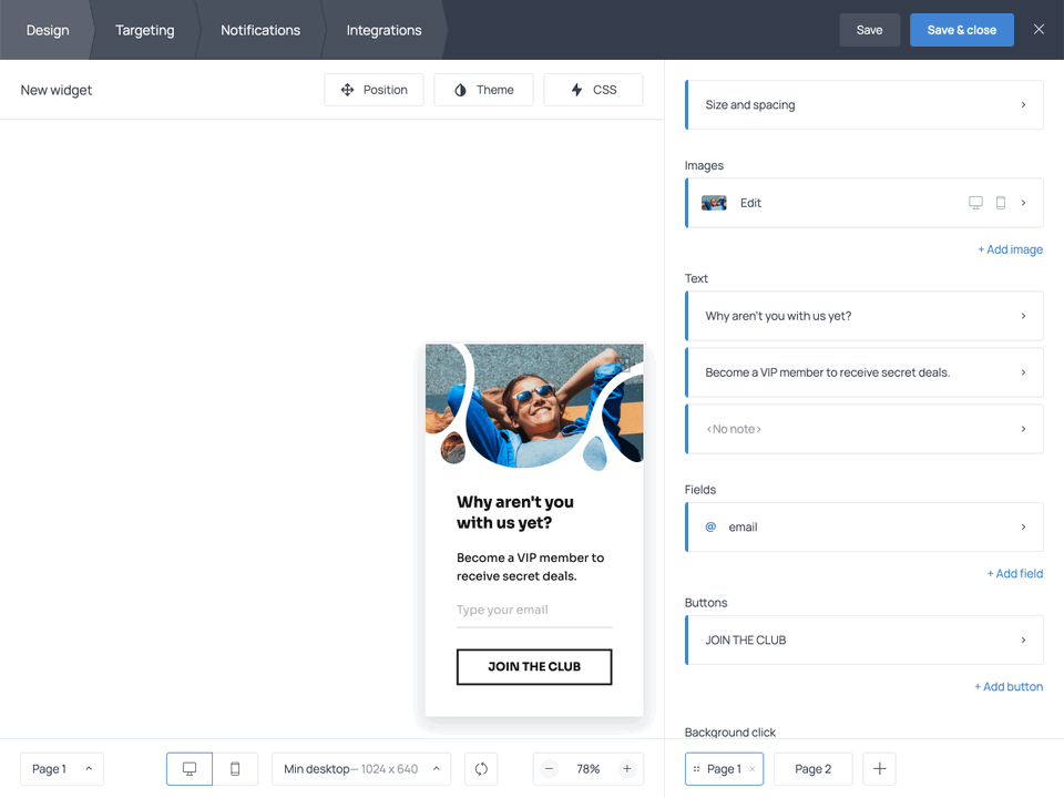 Create scroll triggered popups for your website Create scroll triggered popups for your website