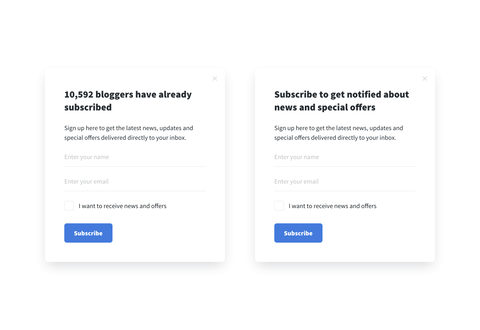 Add a Proper Email Opt-In Form to Boost Sign-Ups