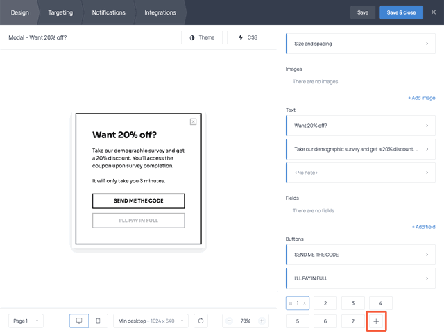 How To Add A Survey Button To Your Website With Templates