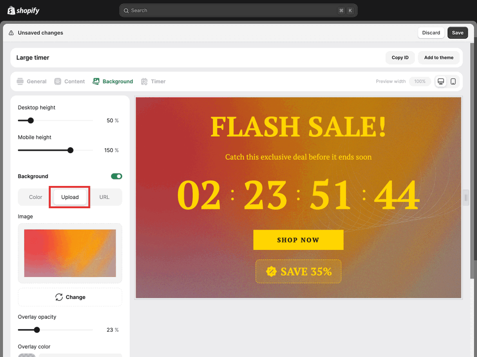 How to Add a Stylish Countdown Timer to Shopify Using a Free App
