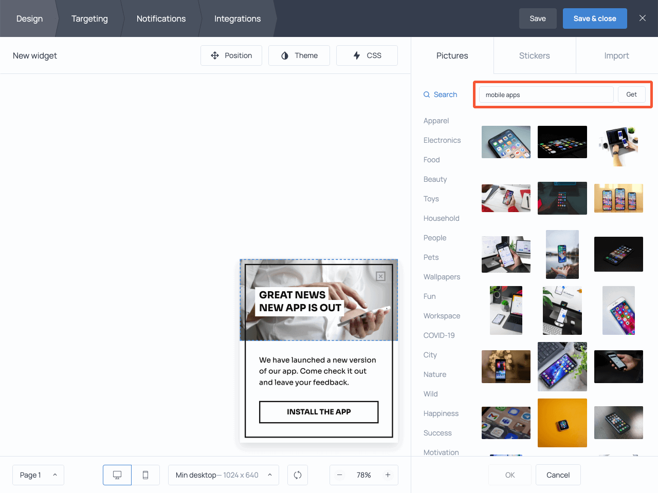 Use Popups to Announce Product Updates on a Website