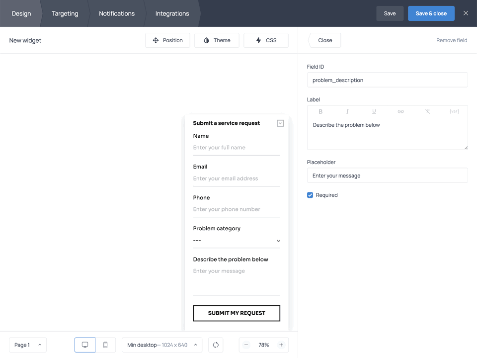 How to Create Service Request Form for Website