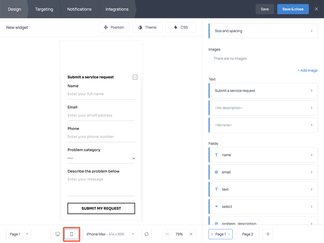 How to Create Service Request Form for Your Website — for Free